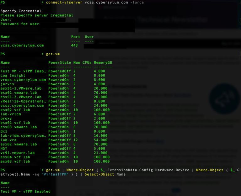 Identify VMs with Virtual TPMs - Cybersylum