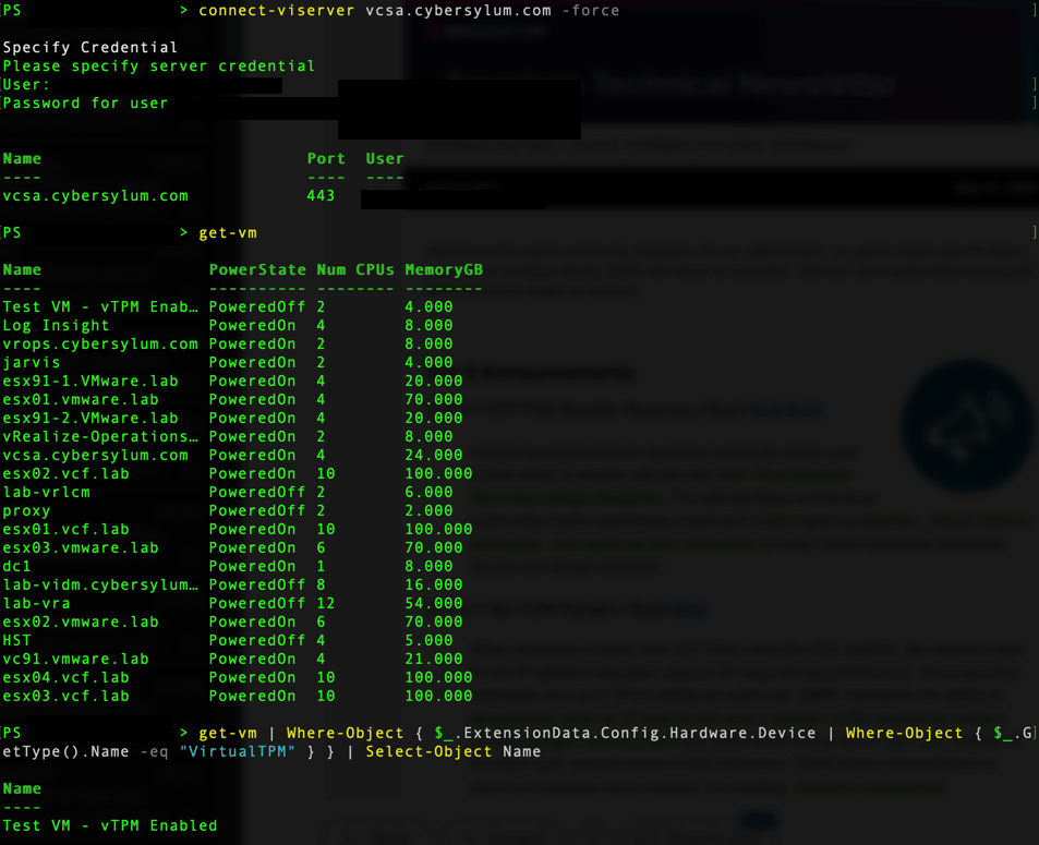 Identify VMs with Virtual TPMs - Cybersylum